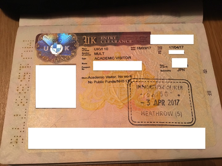 英国VISA Entry ClearanceとResidence Permitの違い - へっぽこMD-PhD英国留学日記