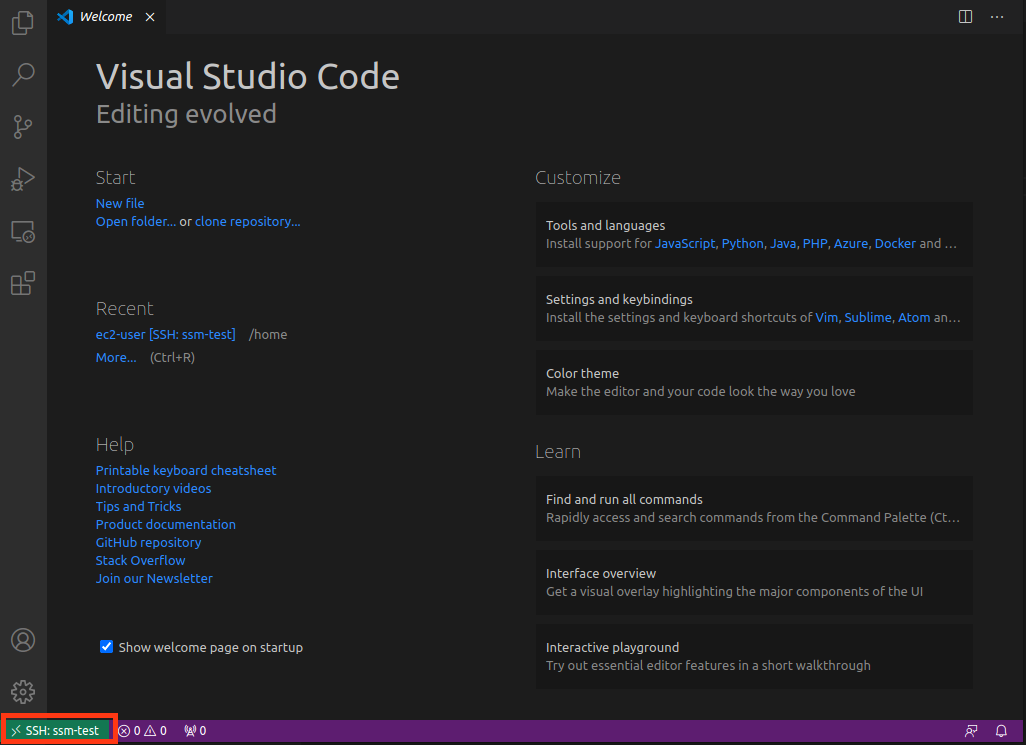 VSCodeを使ってAWS EC2にSSM経由で接続する - IT技術のパンくず