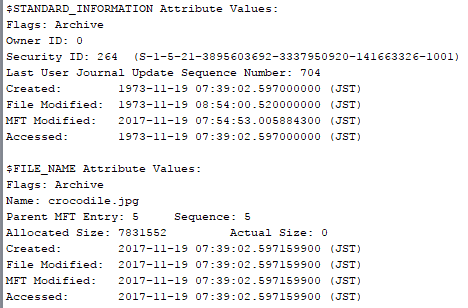 USN Journal と Timestamp - @port139 Blog