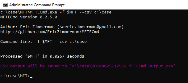 MFTECmd と $EA - @port139 Blog