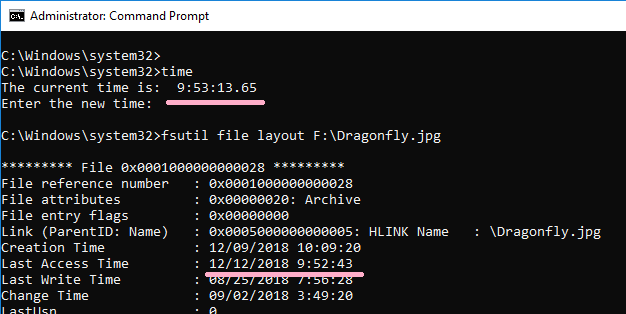 NTFS last access time and 1 hour (3) - @port139 Blog