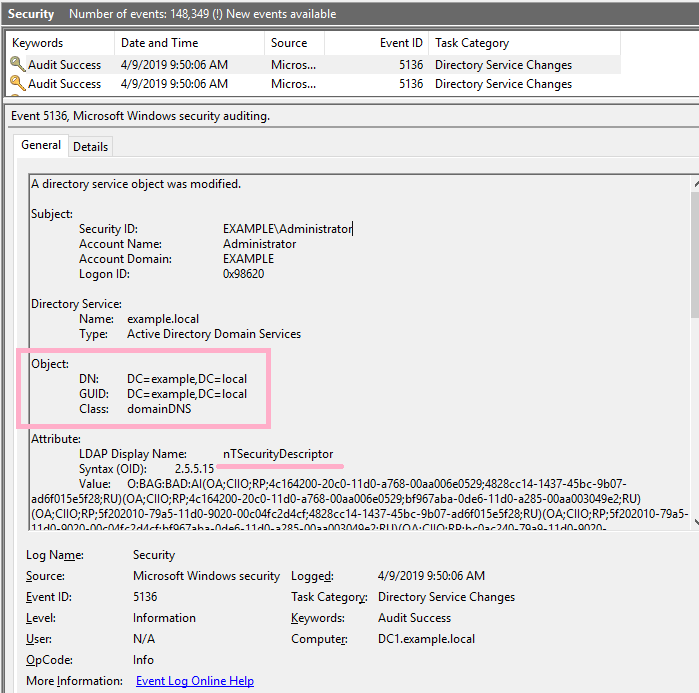 AD ACL and ADTimeline - @port139 Blog