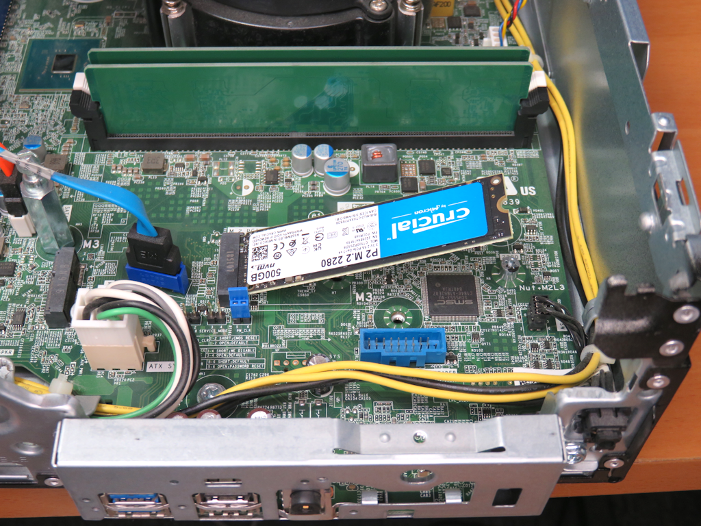 Dell OptiPlex 3060 3600 SFF の HDDをM.2 SSDに換装（増設） - hideboxのブログ