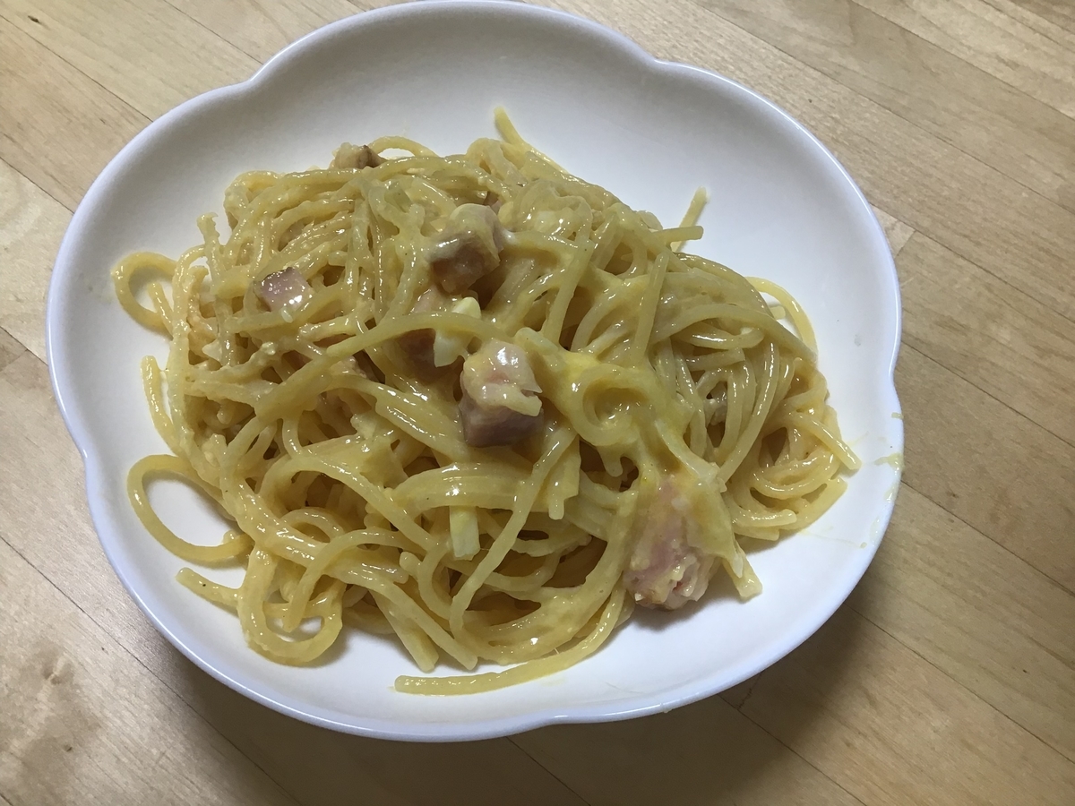 ホットクック カルボナーラ 24 Himesukeblog