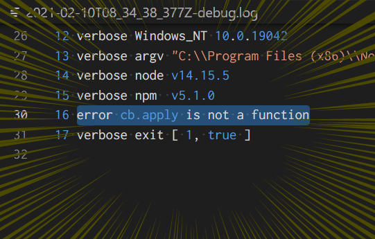 【TIPS】Windows の「npm」で「error cb.apply is not a function」を解消した話（nodist の利用は諦めた！） - Multi Vitamin ...