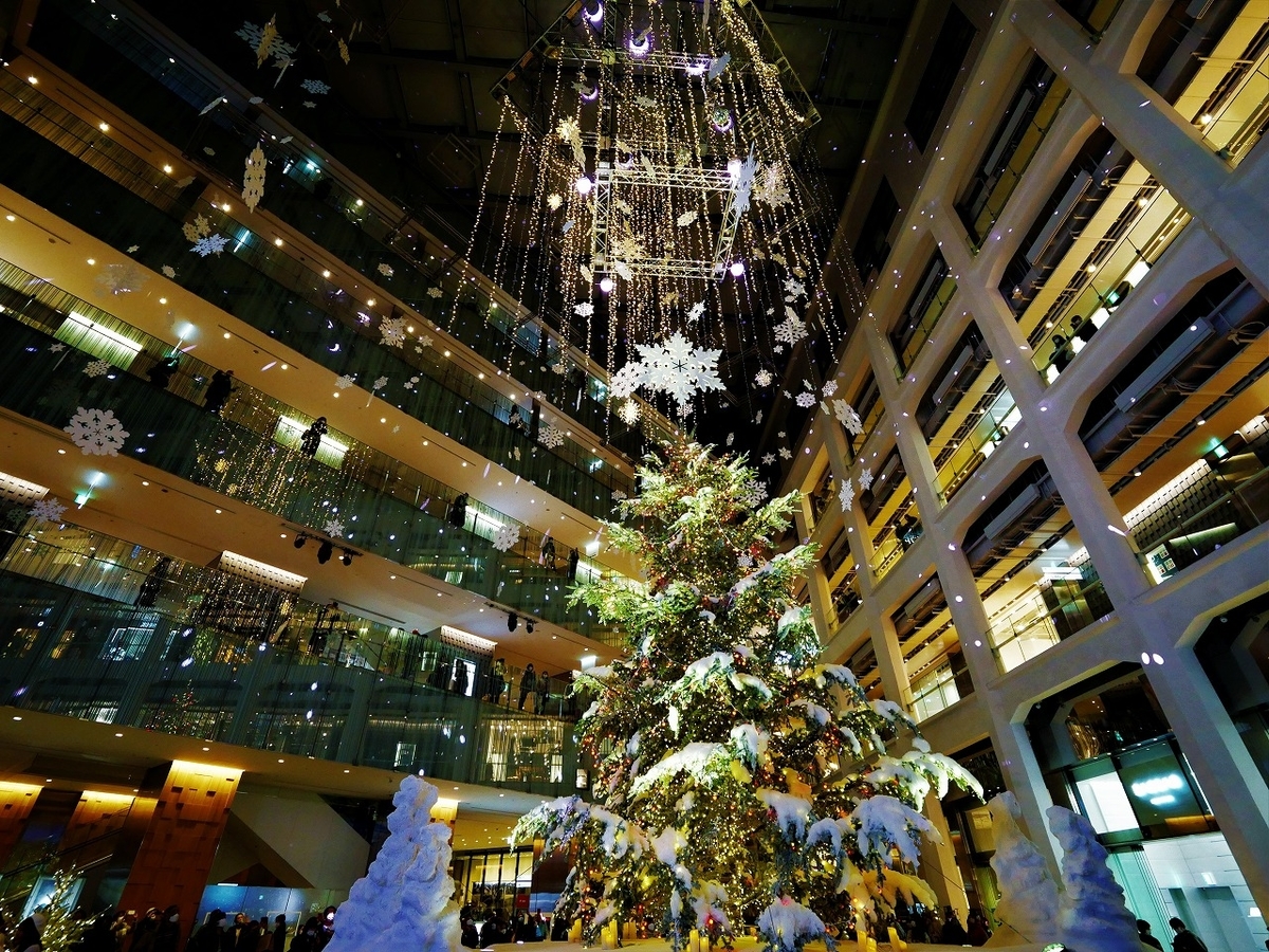 ちょっとだけの雪なら歓迎だよなぁって／東京KITTEクリスマスイベントにて - もっともっとワクワクの君へ