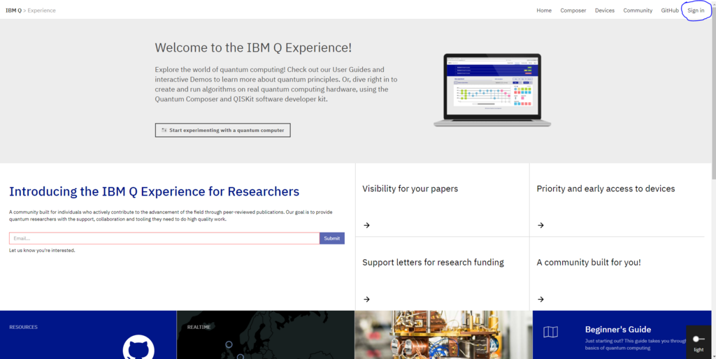 IBMQを触ってみた - hiroendoreのブログ