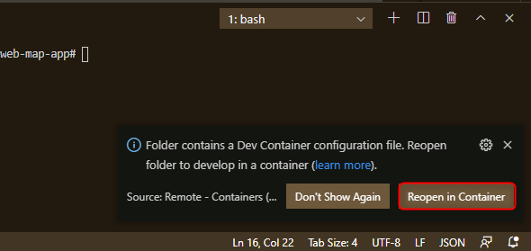 WSL2、Docker、VS codeでWebマップ開発環境を構築 - Mooの技術メモ