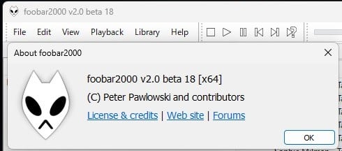 foobar2000 v2.0 beta 18 がリリースされました。 - 私のPC自作部屋