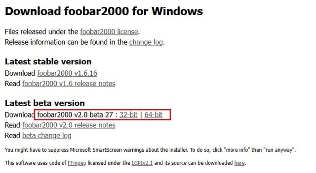 foobar2000 v2.0 beta 27 がリリースされました。 - 私のPC自作部屋
