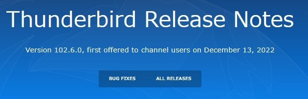 Thunderbird 102.6.0 がリリースされました。 - 私のPC自作部屋