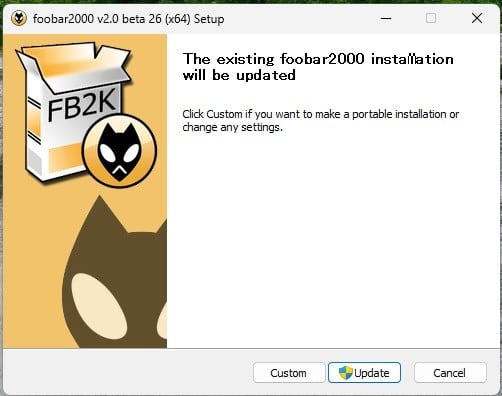foobar2000 v2.0 beta 26 がリリースされました。 - 私のPC自作部屋