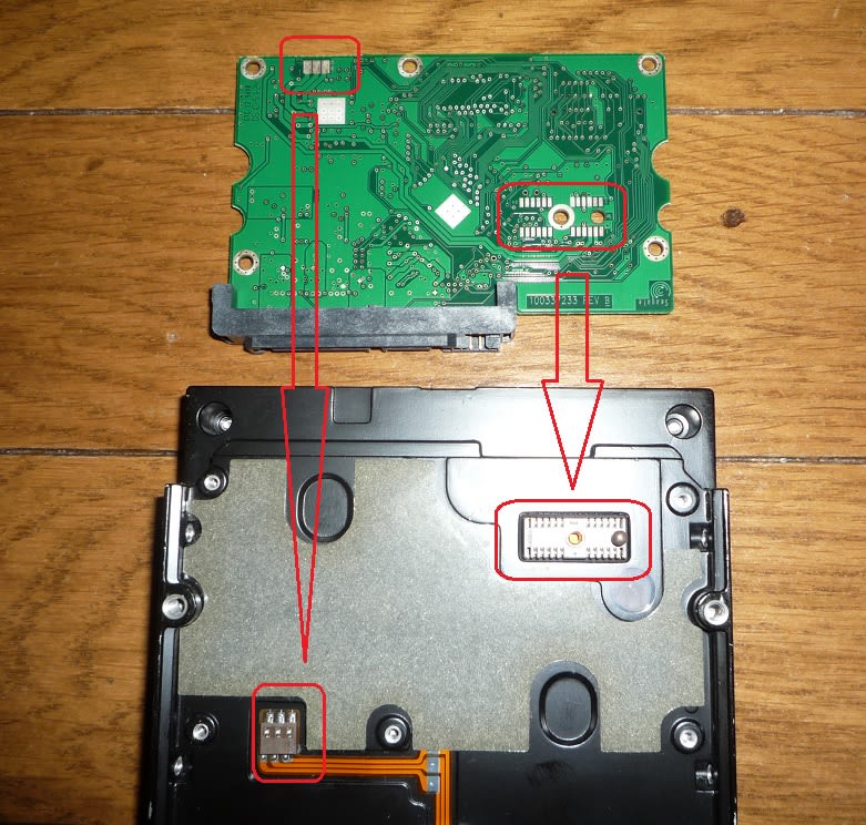 Seagate ST3250823AS ご臨終となったので、分解してみました。 - 私のPC自作部屋