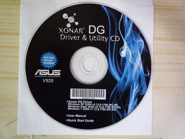 「ASUS Xonar DG」 サウンドカード を使ってみます。 - 私のPC自作部屋
