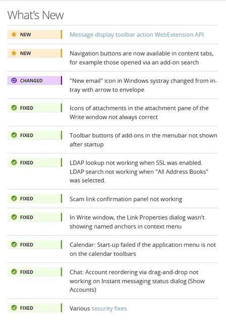 Thunderbird version 68.3.0 がリリースされていました。 - 私のPC自作部屋