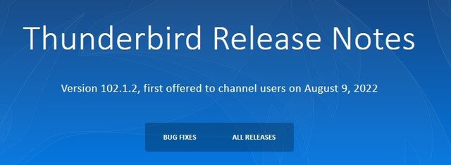 Thunderbird 102.1.2 がリリースされました。 - 私のPC自作部屋