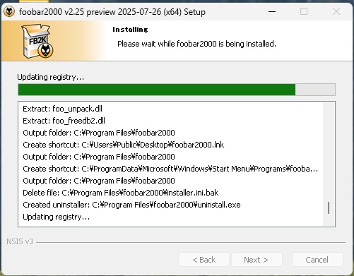 foobar2000 v2.25 preview 20-25-07-26 がリリースされました。 - 私のPC自作部屋