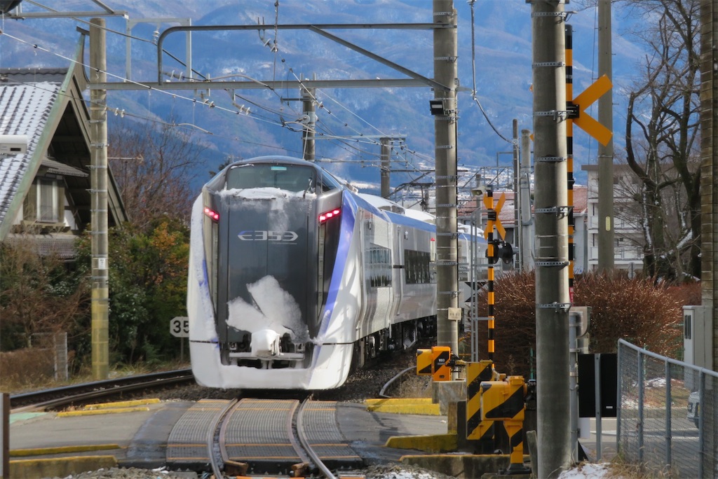 大糸線(E353系S119編成)臨時回送 - 特急上高地回遊81号