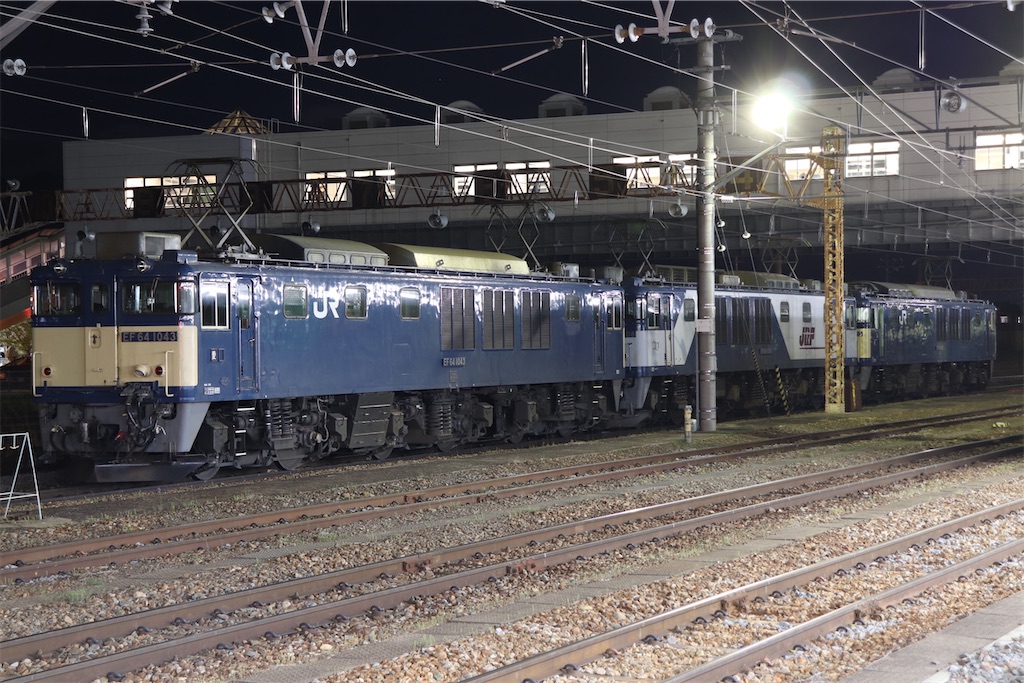 8087レ EF64重単・80レ EF64 3重連 - 特急上高地回遊81号