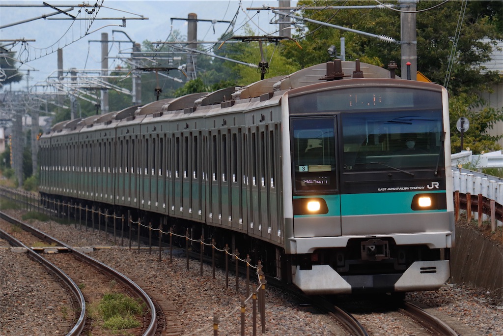 E233系マト3編成 NN出場 - 特急上高地回遊81号