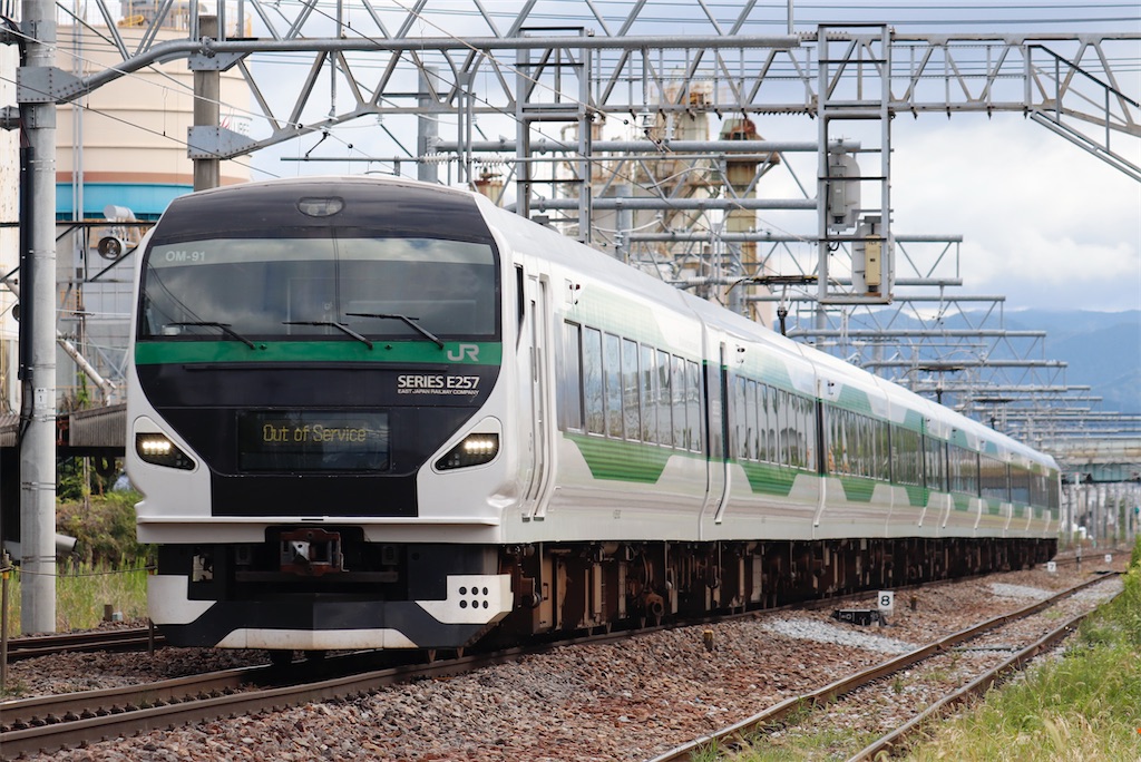 E257系5000番台 臨時あずさ(8月まとめ) - 特急上高地回遊81号