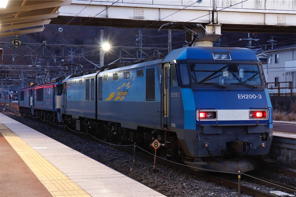 8087レ・80レ EF64重連+ EH200 - 特急上高地回遊81号