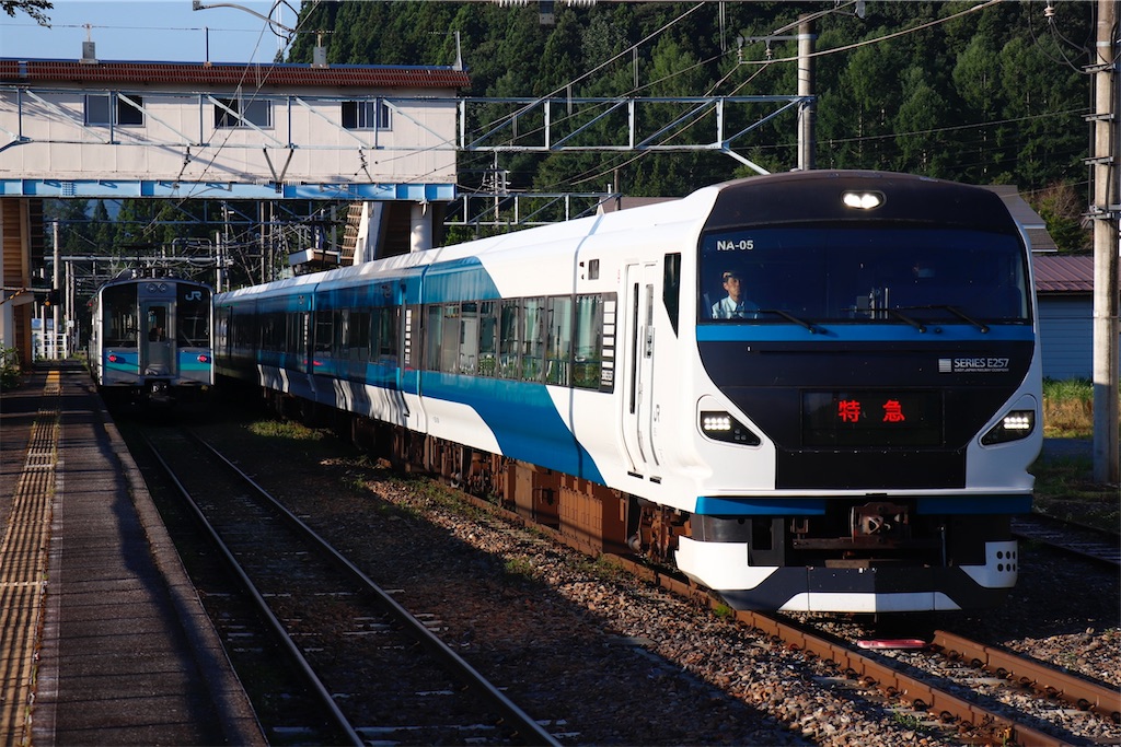 E257系2000番台 特急アルプス・臨時あずさ 84号 - 特急上高地回遊81号