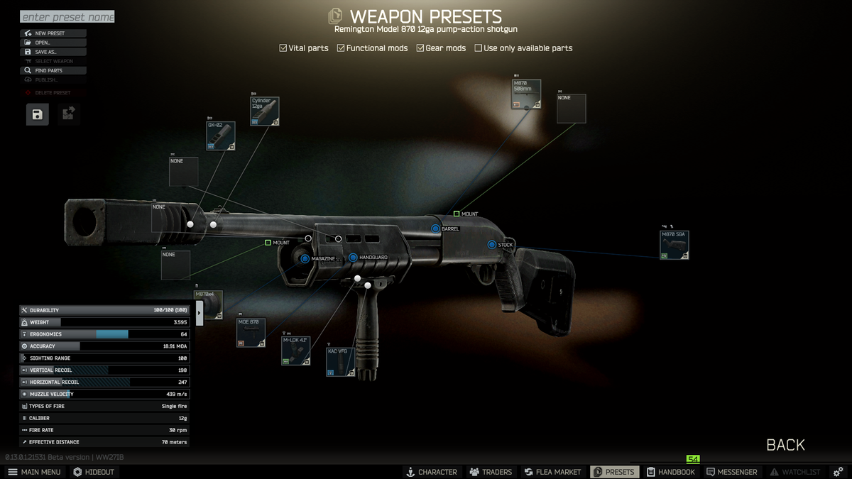 ver0.13.0時点でのガンスミス構成例【Escape from Tarkov】 - hiroyamaのゲームブログ