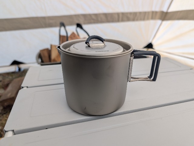 エバニューのチタンポットMP500 Flat - とりとめのないキャンプのブログ