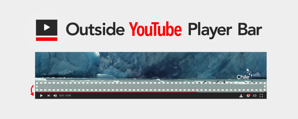YouTubeの再生バーを外側にする『Outside YouTube Player Bar』作った - ヒトナツログ