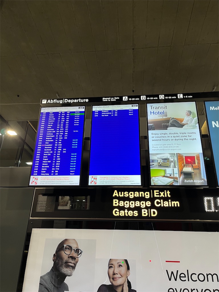 スイス国際航空LX161便 エコノミークラス 成田→チューリッヒ 搭乗記 - 気ままな旅日記