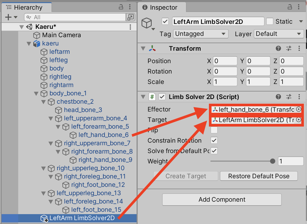 【Unity】2D Animation IKを使ったアニメーションとIK Solverの紹介 - Unity(C#)初心者・入門者向け ...