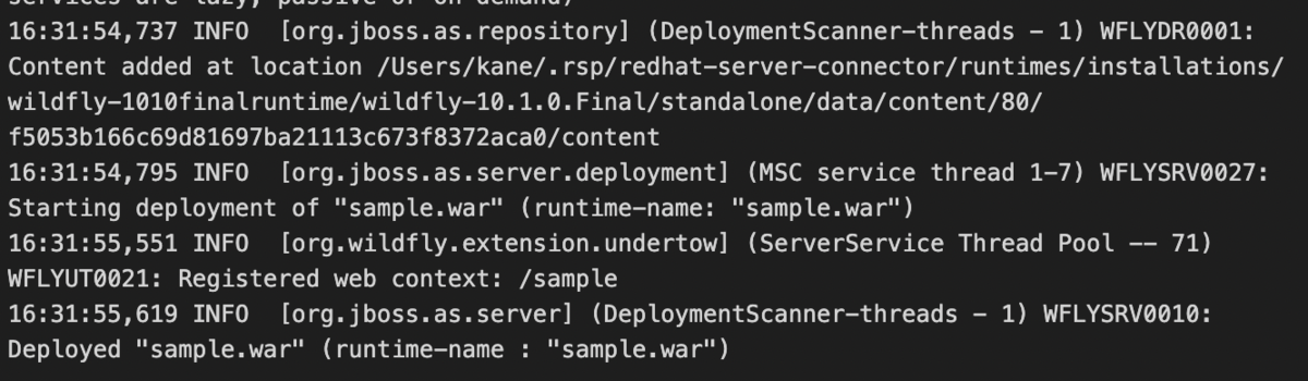 【技術やってみた】Visual Studio CodeからWildFlyを起動しサンプルアプリを動作させる - hkane8の技術ブログ