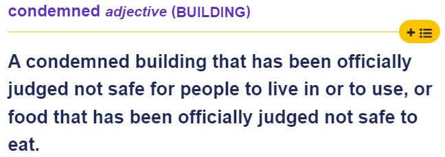 condemned building 使用禁止の建物 - How Many Books Do You Have?
