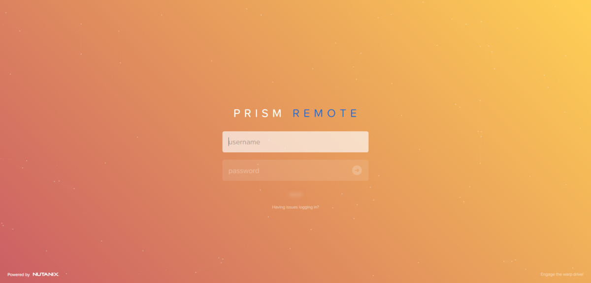 Prismのログイン画面をカスタマイズしてクラスター毎に見分ける - えっくすじゃ〜に〜「Nutanixはじめました」