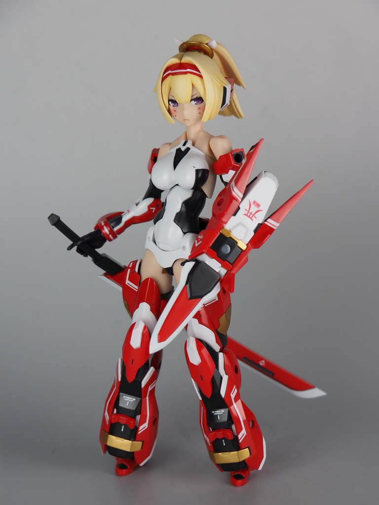 メガミデバイス 朱羅 忍者/弓兵 + 改造パーツ(MEGAMI DEVICE / ASRA - NINJA and ARCHER ...