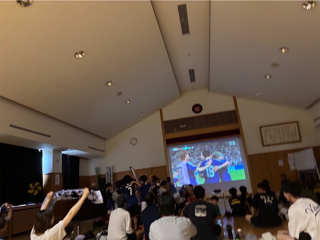 6/21【🇯🇵日本4-0🇹🇳チュニジア パブリックビューイングの報告】 - 北陽ウインズSC