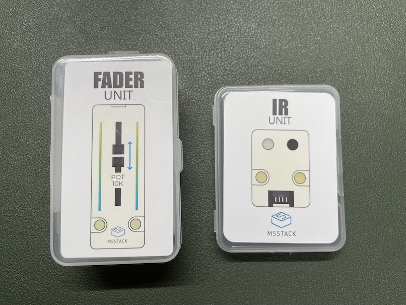 M5 Fader Unitでリモコン操作して遊ぶ - イナバちゃんログ