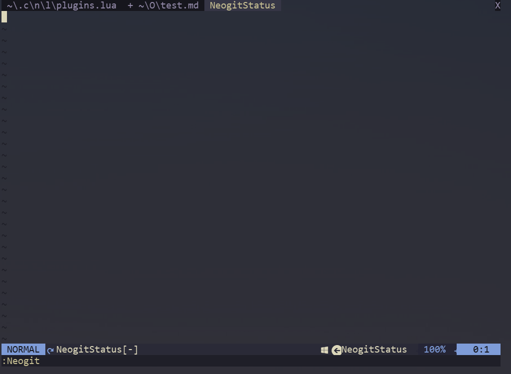 Neovimでのgit用プラグインneogit - たまにはvim