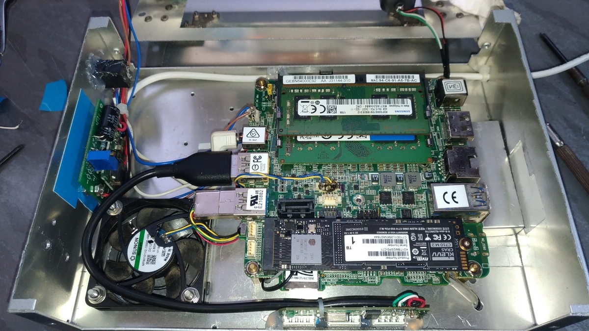 MLPC復活させた件 8インチ液晶一体型PC再構築 - Hone.のPC工房