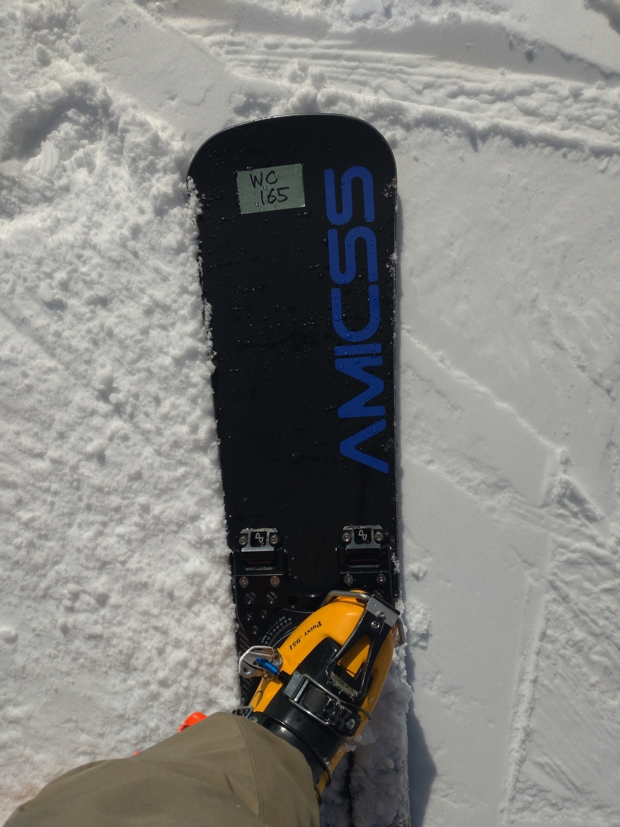 23/24 AMICSS WORLD CUP 165 - アルペンスノーボード試乗日記