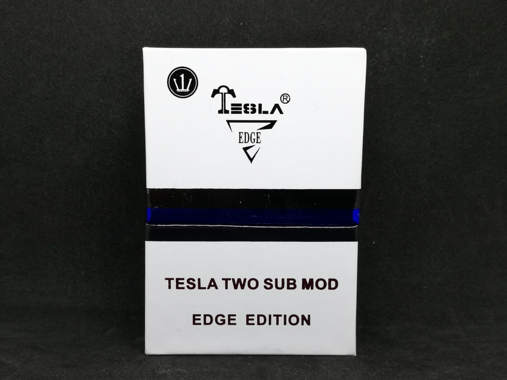 日本語マニュアル付属で初心者も安心！純白のシンプルMOD Tesla×EDGE two sub - VAPERS