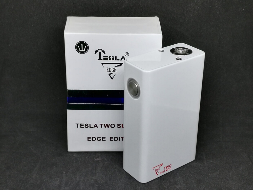 日本語マニュアル付属で初心者も安心！純白のシンプルMOD Tesla×EDGE two sub - VAPERS