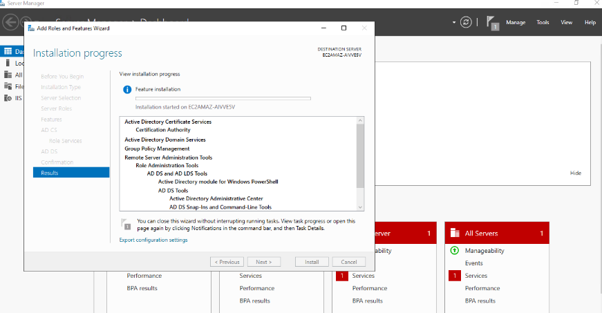 ADSI 経由で Active Directory への疎通を確認する - tail -f /dev/null