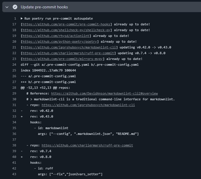 【GitHub Actions】定期実行/手動実行でpre-commitのConfigファイル(.pre-commit-config.yaml)を更新するワークフローについて ...