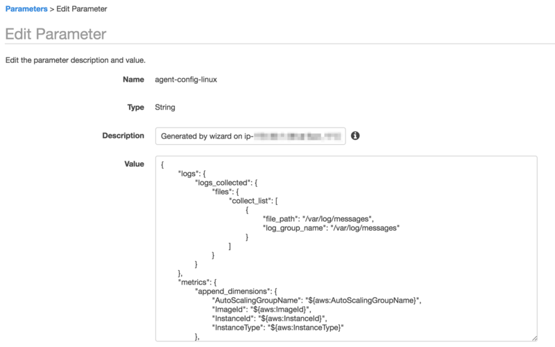 CloudWatch Agent を CLI で EC2 に導入 - vague memory