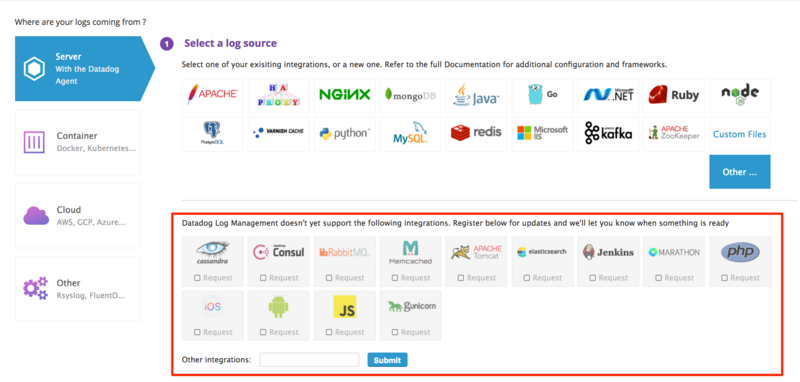 Datadog Logs(パブリックベータ) ログ収集設定 - vague memory