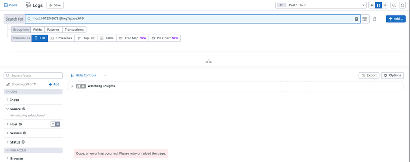 Datadog Logs 特殊文字をキーに含むJSONを処理する - vague memory