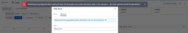 Datadog Logs 特殊文字をキーに含むJSONを処理する - vague memory