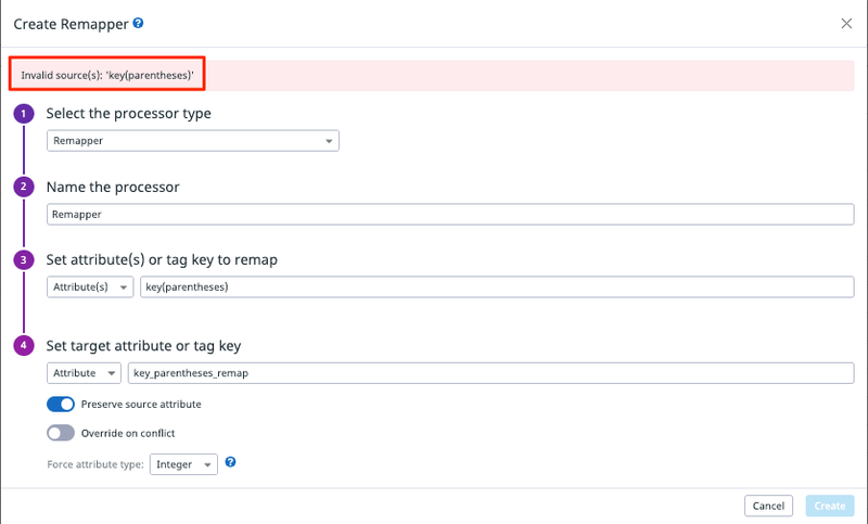 Datadog Logs 特殊文字をキーに含むJSONを処理する - vague memory